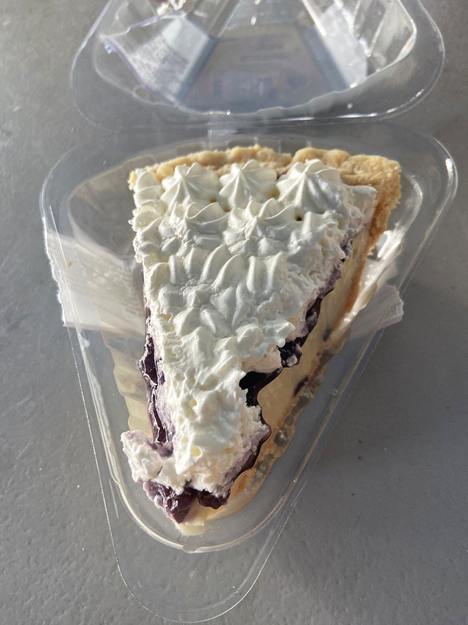 This blueberry cream pie isn't just dessert&mdash;it's a purple-hued masterpiece where fruit and cream perform a delicate ballet in perfect harmony.