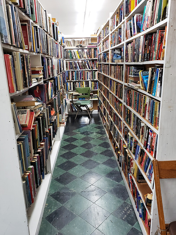 Books upon books upon books&mdash;this literary labyrinth could make a Kindle weep with technological inadequacy.