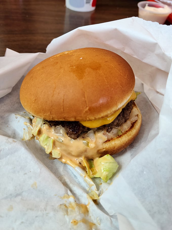 Not all heroes wear capes&mdash;some come wrapped in paper with special sauce. This burger doesn't need filters to look this good.