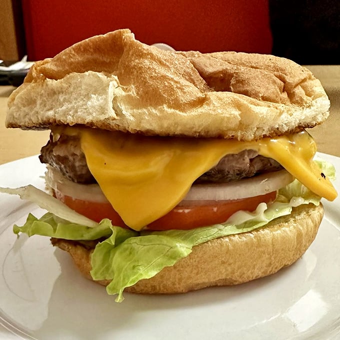 This isn't some fancy gourmet creation&mdash;it's the cheeseburger of your childhood dreams, where simplicity trumps pretension every time.