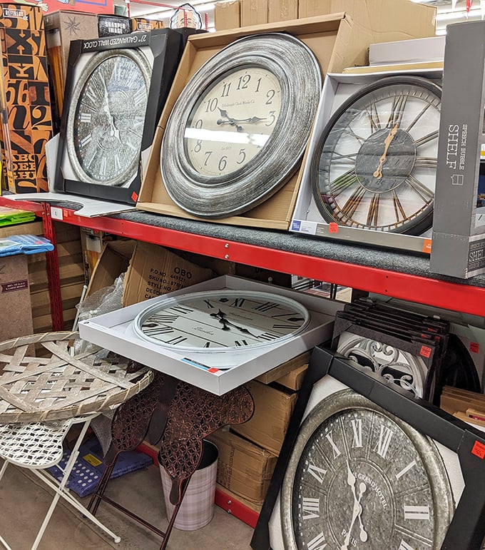 Time stands still in the home decor section, where stylish wall clocks await homes where punctuality meets personality.
