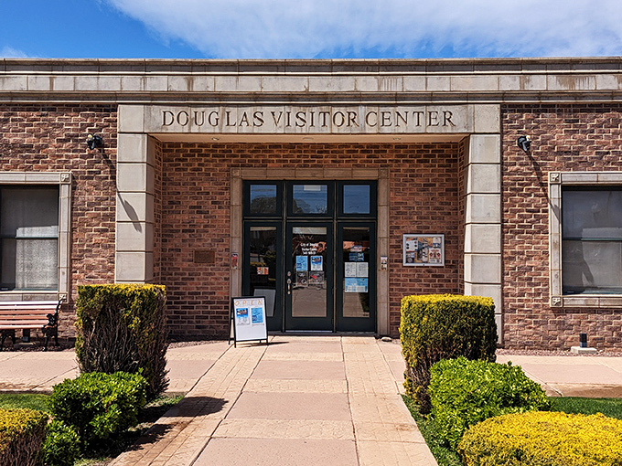 The Douglas Visitor Center welcomes travelers with brick-solid information and that quintessential small-town hospitality.