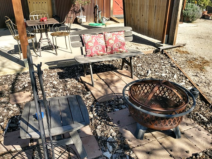 Your outdoor fire pit setup awaits, where s'mores taste better and nobody's checking their phone for reception.