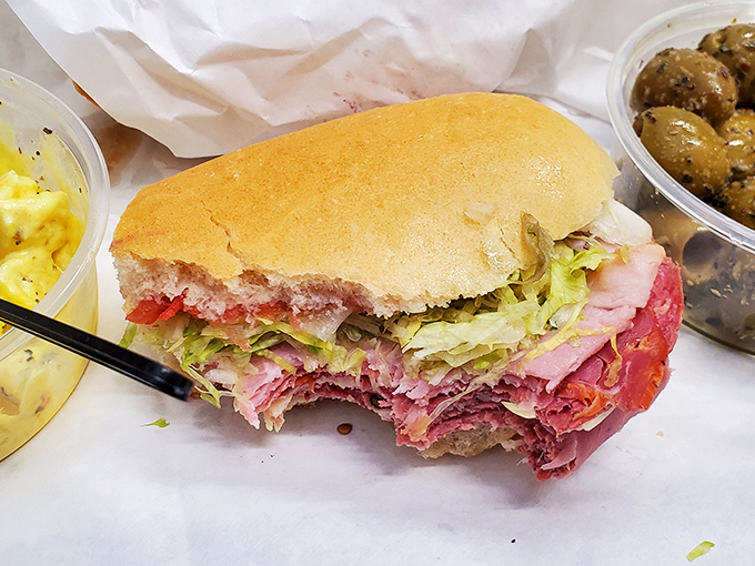 This isn't just a sandwich; it's a commitment. The Italian sub at Gonella's makes other lunches look like mere snacks.