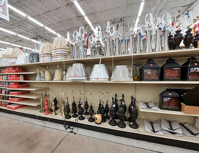 Lamp shopping at Ollie's feels like adopting&mdash;each one has character, a story, and is desperately hoping you'll take it home.