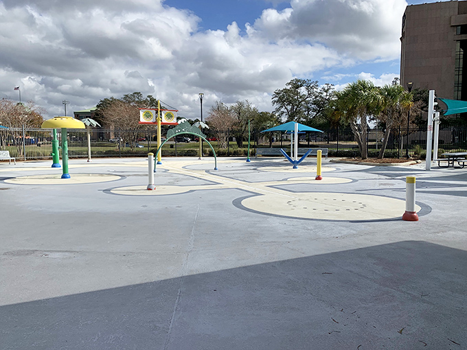 Who says retirement means slowing down? This splash pad proves Lake Charles keeps the young-at-heart cool when Louisiana turns up the heat.