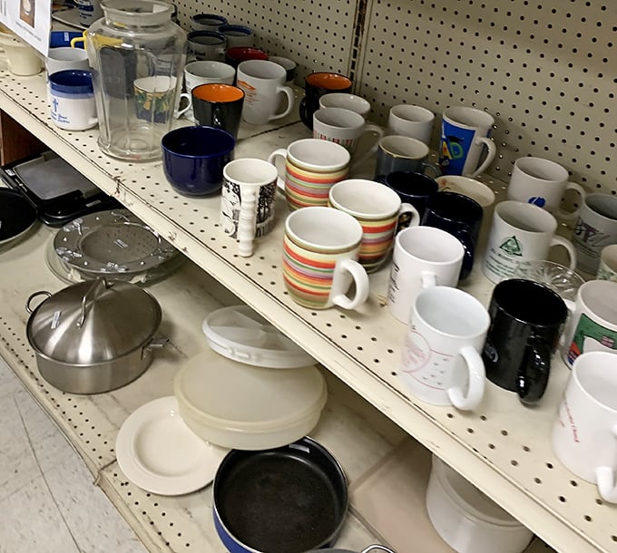 Mug collectors, prepare for temptation! Each ceramic vessel holds not just potential coffee, but stories from kitchens past.