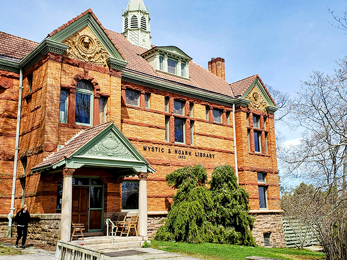 The magnificent Mystic & Noank Library isn't just about books&mdash;it's architectural eye candy with a side of intellectual nourishment.