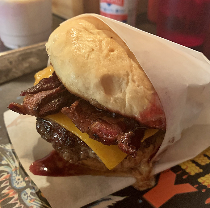 The PB&J Burger defies all logic yet makes perfect sense once you taste it&mdash;like discovering pineapple on pizza for the first time, but better.