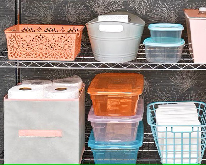 Organization nirvana awaits in every color of the rainbow. These plastic containers have held everything from holiday cookies to fishing tackle with equal aplomb.