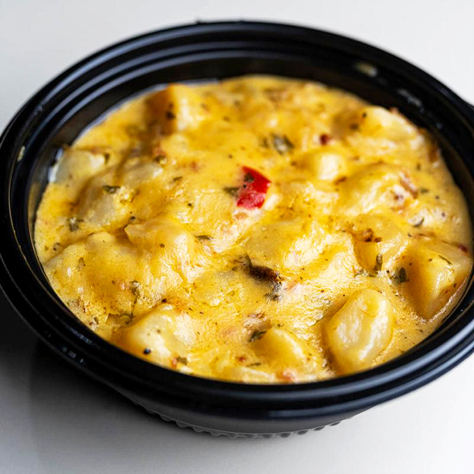 Cheesy potato casserole that would make your grandmother both jealous and proud. Comfort food that hugs your soul from the inside.