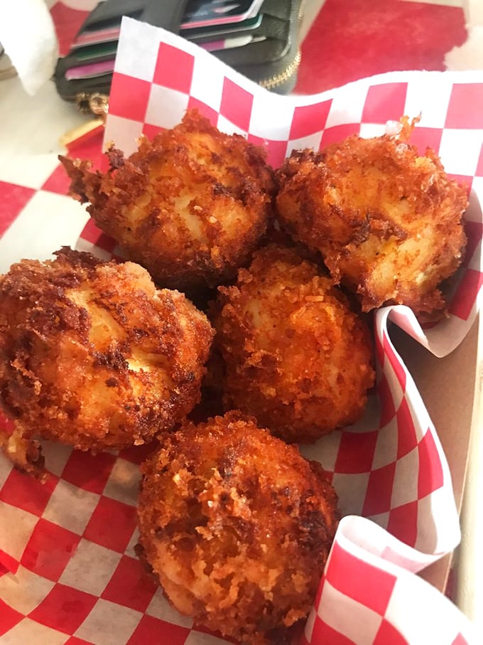 Golden, crispy spheres of pure Utah comfort&mdash;funeral potatoes have never looked this good or this portable.