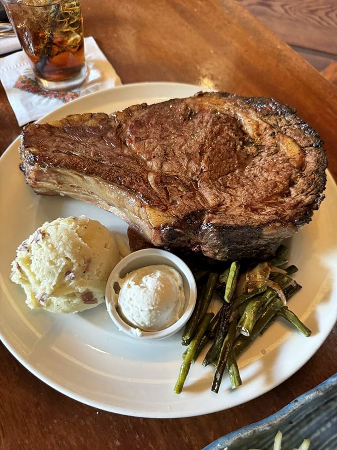 Not all heroes wear capes&mdash;some come on plates with mashed potatoes and green beans. This prime rib isn't just a meal, it's a carnivorous revelation.