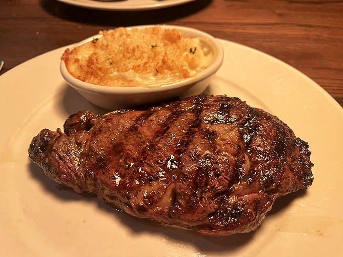 This ribeye isn't just cooked&mdash;it's been transformed into something primal and perfect, with a side that's equally deserving of your attention.