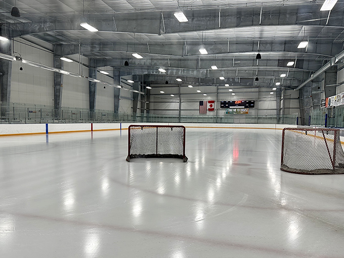 The Skaneateles Community Center's pristine ice rink awaits its next hockey showdown. Miracle on Ice 2.0 could happen right here!