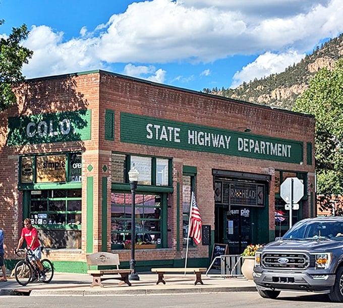 The old State Highway Department building now houses Simple Eatery, where the sandwiches are anything but simple. Adaptive reuse at its most delicious.