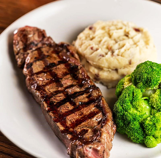 This perfectly grilled steak doesn't need fancy plating or Instagram filters&mdash;it speaks the universal language of "I'm about to make your day significantly better."