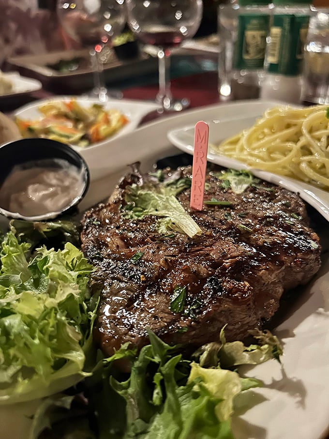 This steak doesn't just speak&mdash;it sings an aria of perfectly charred exterior and juicy interior that would make Pavarotti weep.