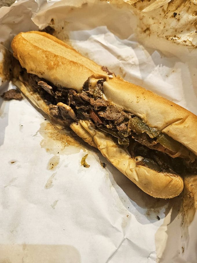 The Supreme lives up to its name with a mountain of thinly-sliced steak, peppers, and cheese that would make even the most skeptical cryptozoologist believe.
