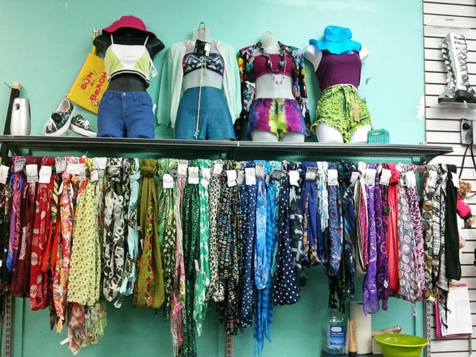 Summer dreams in technicolor. The swimwear section is a kaleidoscope of patterns that would make even the most reserved beachgoer consider making a splash.