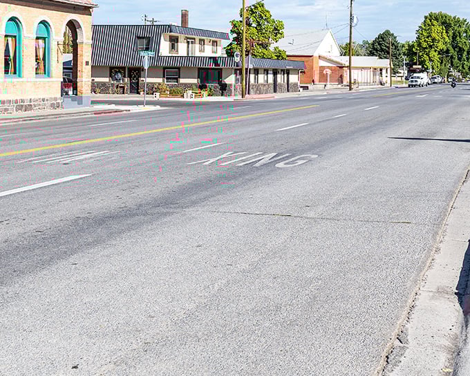 Small-town America in its purest form &ndash; where the road through town might be straight, but the conversations inside those buildings never are.
