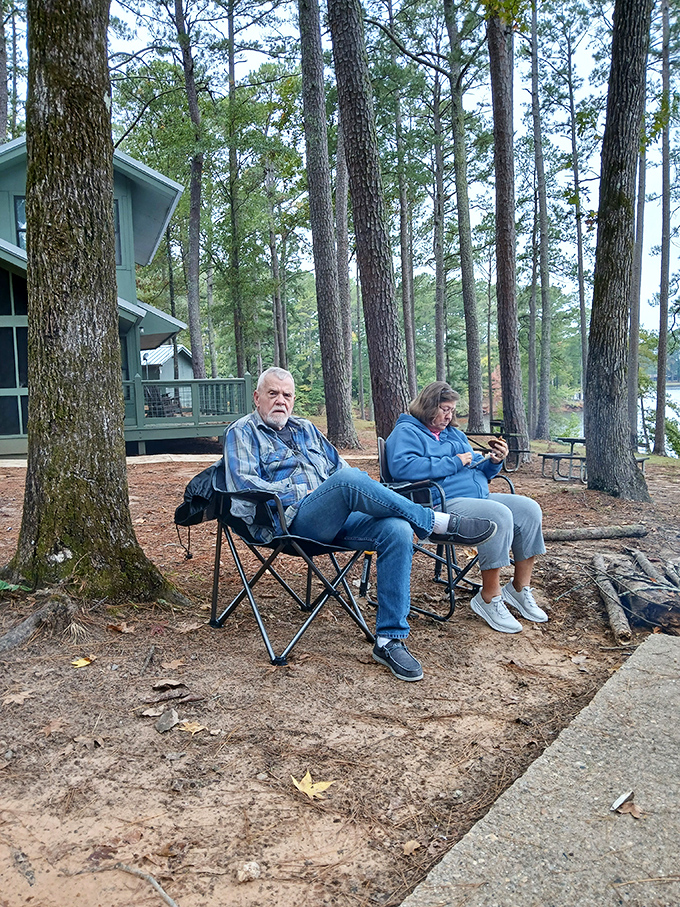 Nothing says "weekend well spent" quite like relaxing in camp chairs while nature does all the entertaining for you.