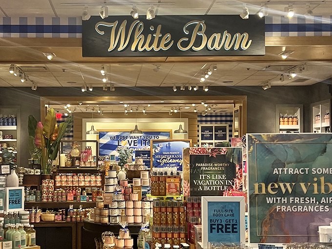 White Barn's aromatic wonderland transforms your home from "lived-in" to "lifestyle magazine" without requiring a second mortgage.