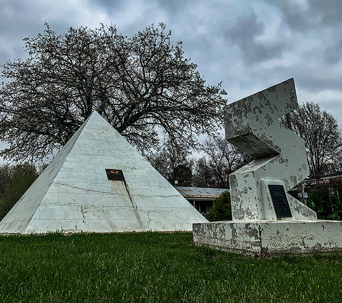 The World's Largest Time Capsule stands like a modern-day pyramid, preserving Seward's memories for future generations to discover.