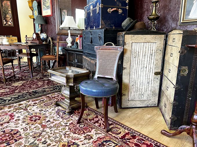 A crystal kingdom where your grandmother's fancy glassware has found worthy companions. Sunday dinners never looked this sophisticated.