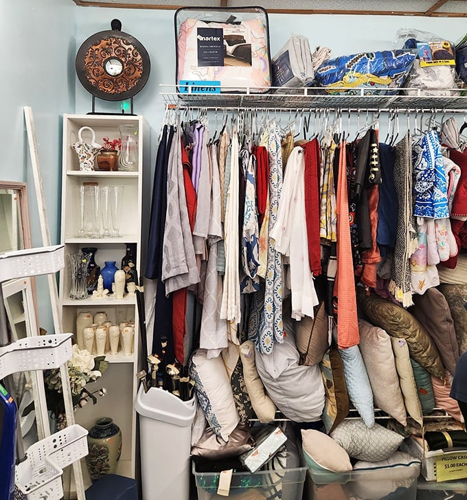 Home d&eacute;cor heaven where pillows and linens get their second act. Marie Kondo may have sparked joy elsewhere, but these items landed here.