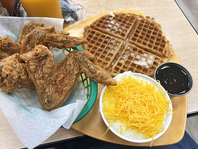Chicken and waffles: the breakfast-meets-dinner masterpiece that proves some of history's greatest relationships were unexpected pairings.