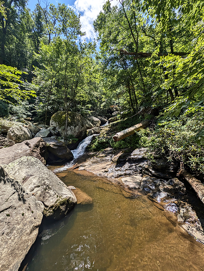 Jacob Fork's gentle cascades provide nature's soundtrack &ndash; part babbling brook, part zen meditation app, all therapeutic.