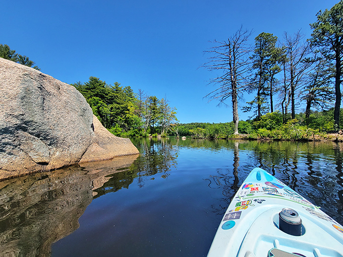 Kayaking here is like gliding through a living postcard &ndash; except you can't mail yourself home when your arms get tired.