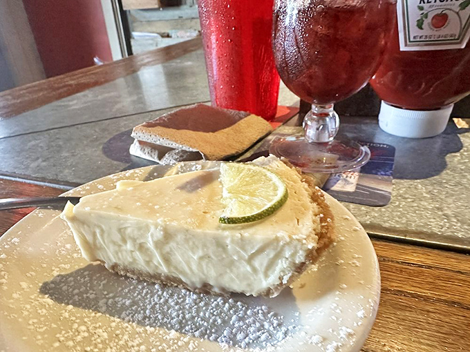 This key lime pie doesn't just end a meal &ndash; it's the grand finale your taste buds have been waiting for all evening.