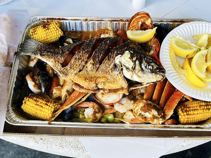 This magnificent seafood platter could feed a small village or one very happy family gathering.