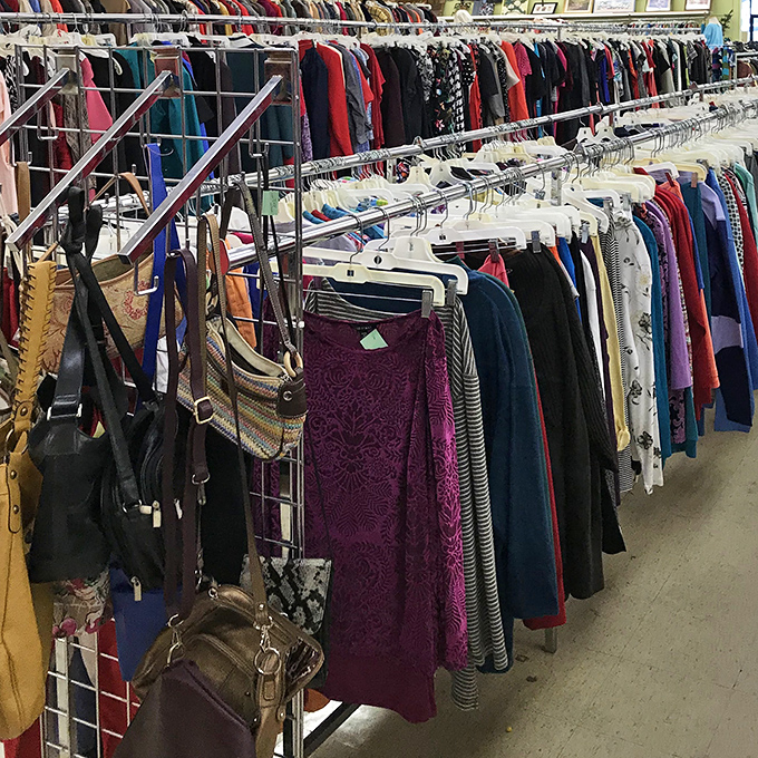 Fashion heaven without the heavenly price tag. These racks hold everything from casual Friday to "where did you get that amazing dress?" conversation starters.