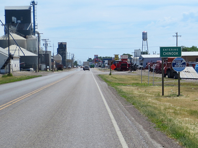 Chinook's main street might not be fancy, but neither is your mortgage payment when you live in this charming Hi-Line town.