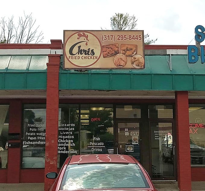 Chris Fried Chicken's storefront menu promises international flavors that'll make your taste buds dance with delight.