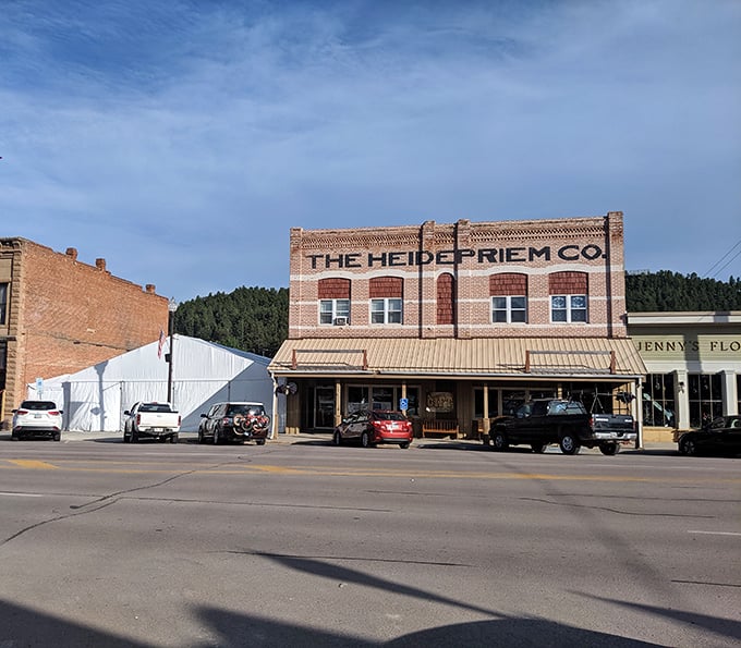 Custer's wide streets and historic buildings create the perfect backdrop for unhurried exploration, where window shopping never feels rushed.