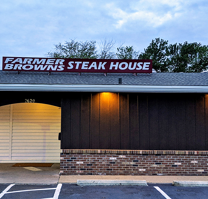 Don't let the simple signage fool you &ndash; behind those walls, Farmer Brown's is grilling up beef that would make a vegetarian weep.