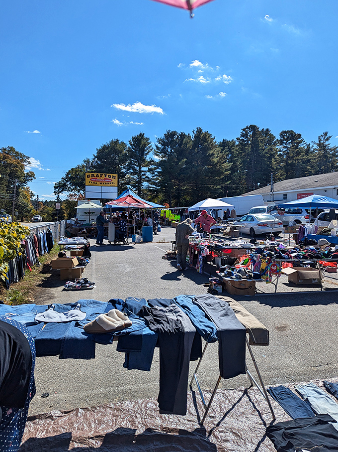 Grafton Flea Market's indoor paradise &ndash; where fluorescent lights illuminate treasures that department stores forgot.