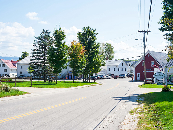 Greensboro's village center looks like it jumped straight off a New England postcard&mdash;white church included, nostalgia guaranteed.