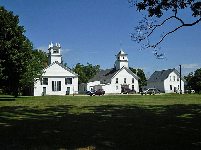 Guildhall's historic white buildings stand like sentinels of simpler times, where town meetings still matter and neighbors know your name.