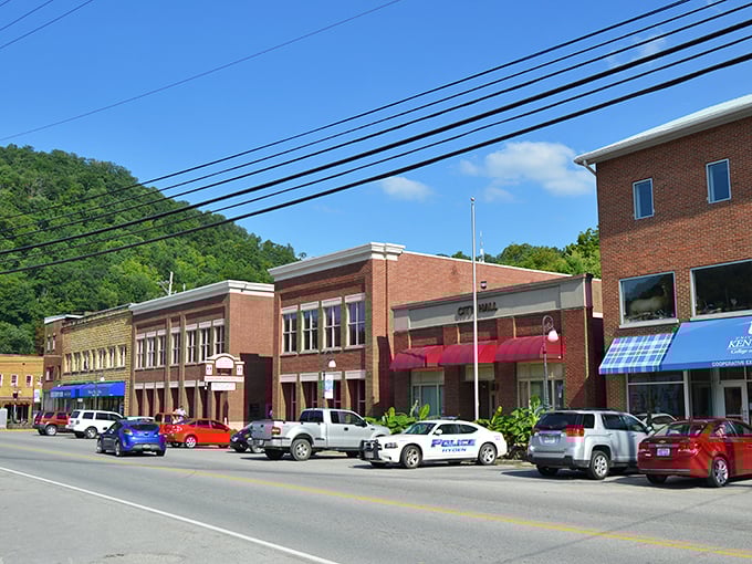 Main Street's brick storefronts stand proud like old friends waiting to catch up over coffee.