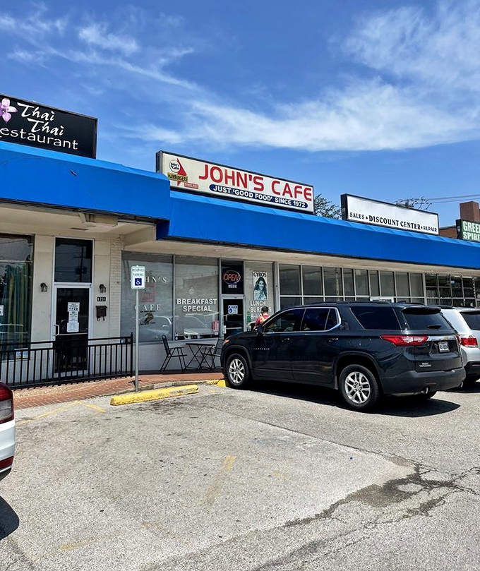 John's Cafe has been serving "Just Good Food Since 1972," which might be the understatement of the half-century.
