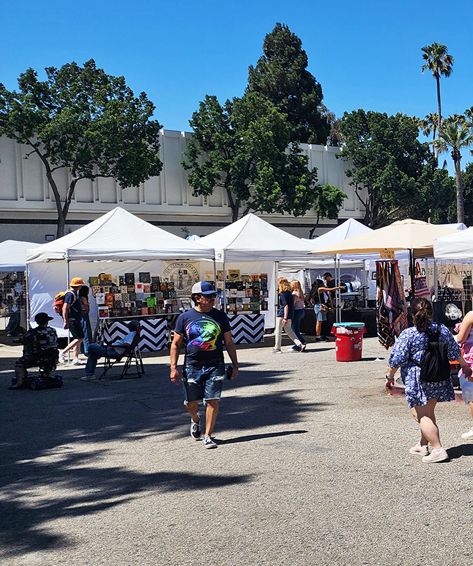 Urban treasure hunting at its finest! Melrose Trading Post transforms a school campus into a hipster haven.