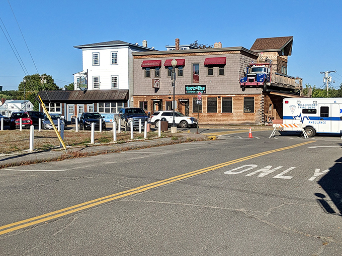 Millinocket's main street businesses welcome visitors with small-town prices that would make southern Maine residents do a double-take.