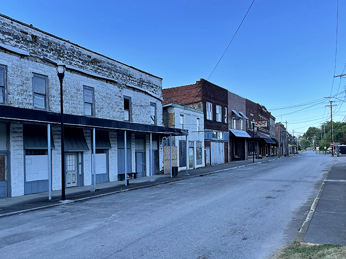Olive Hill's quiet streets showcase the peaceful pace of life inside America's only city built in a meteor crater.