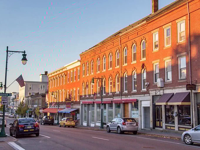 Rockland's Main Street leads to a picturesque downtown where historic architecture meets coastal Maine character.