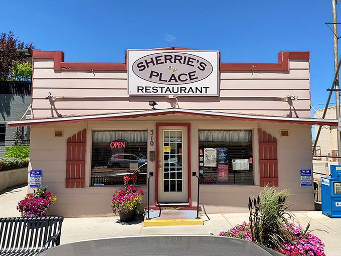 Sherrie's Place may look modest, but those colorful flower boxes hint at the care inside every dish.